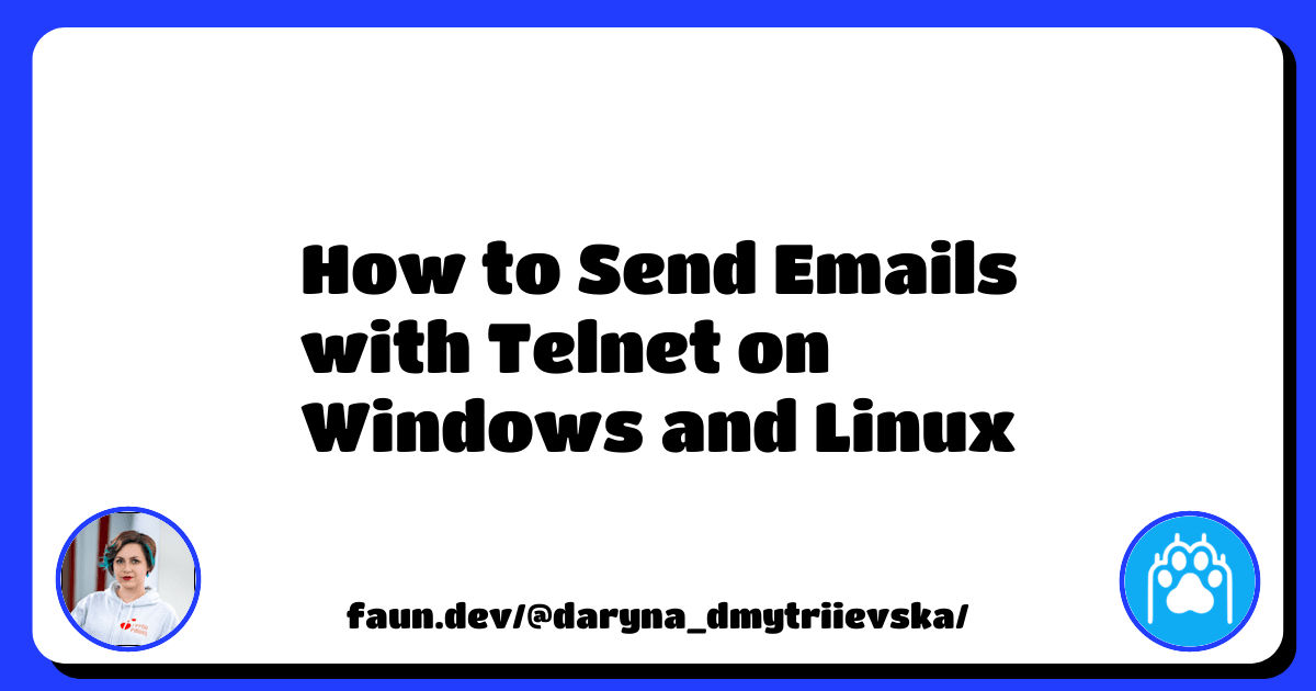 How to Send Emails with Telnet on Windows and Linux